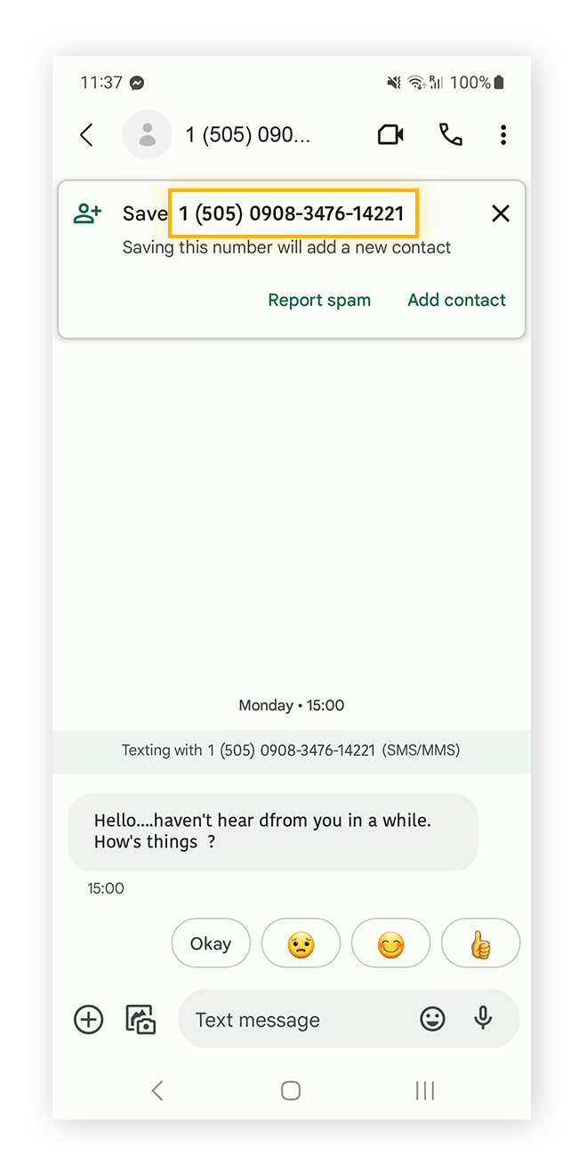 Wie man Fake-SMS erkennt: Studie und Beispiele